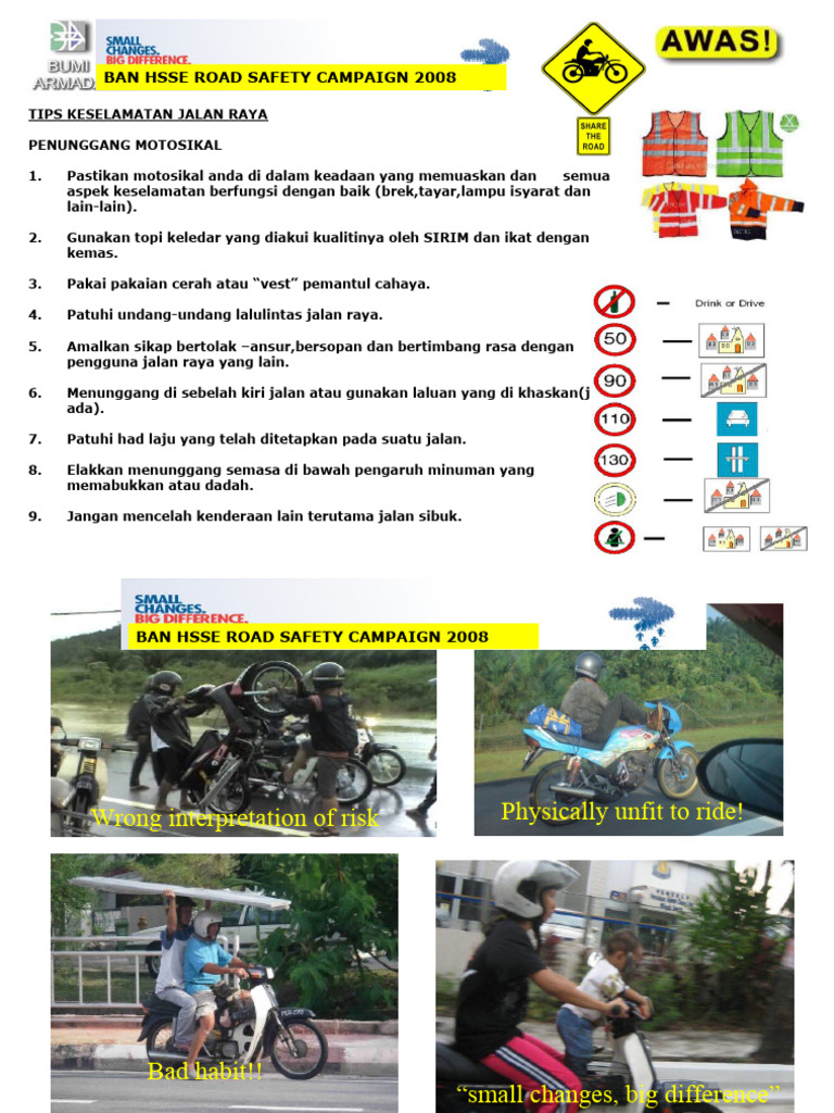 Hsse Road Safety Campaign 2008 Pdf 5091