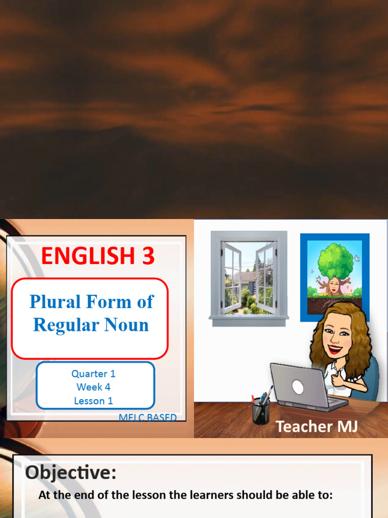 Powerpoint Presentation On English 3 Plural Form of Singular Verbs | PDF | Plural | Grammatical ...
