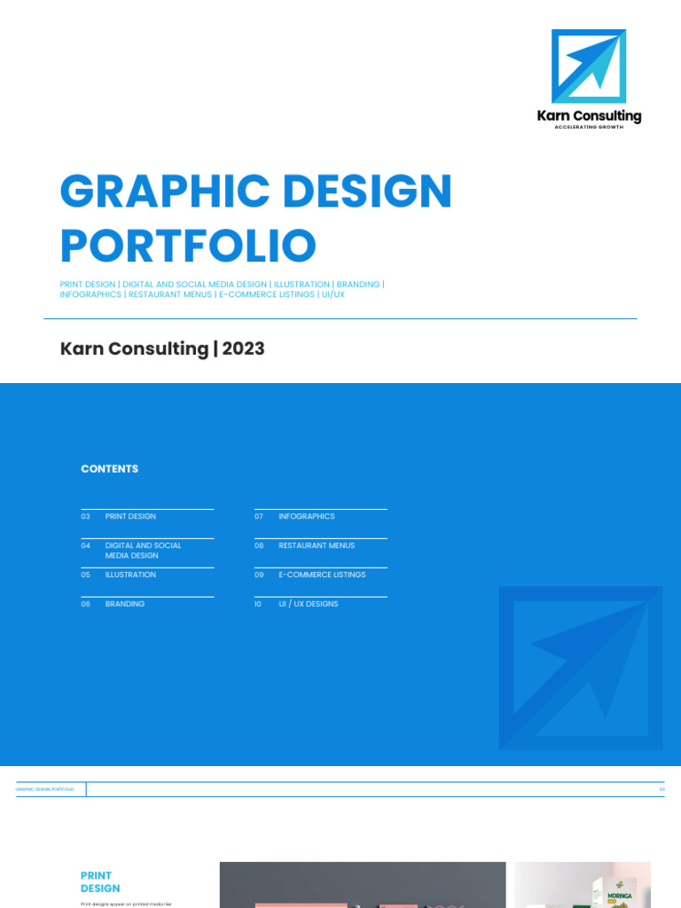 Karn Consulting Portfolio | PDF | Graphic Design | Infographics