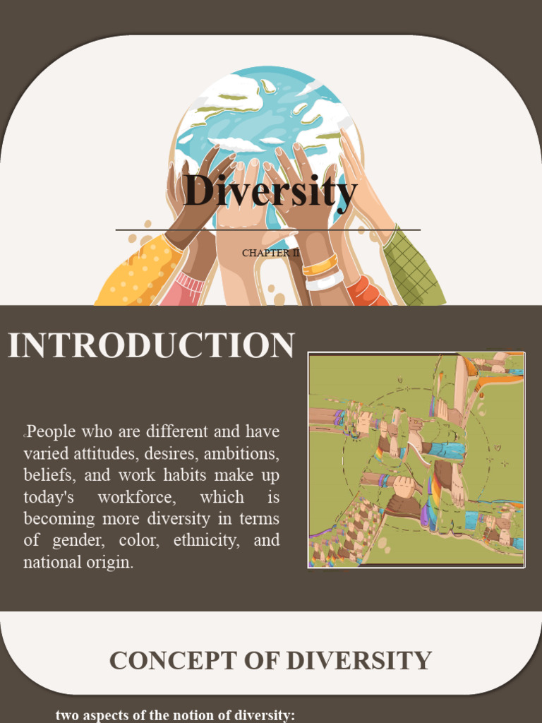 Chapter 2 DIVERSITY | PDF | Multiculturalism | Gender