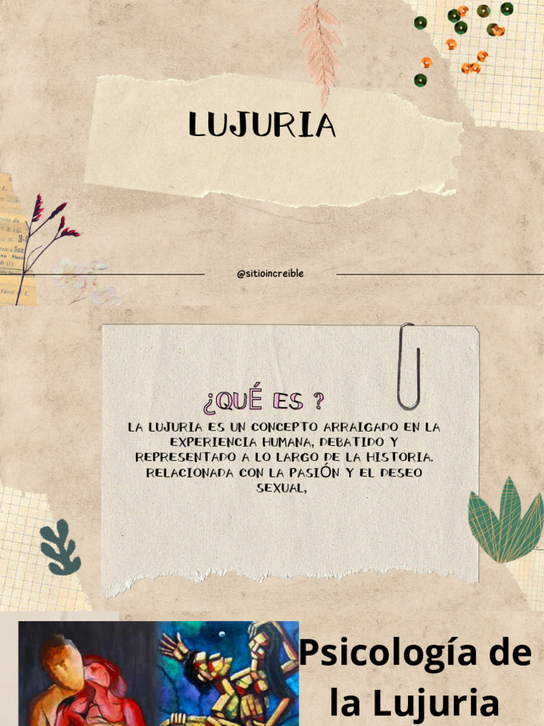 Psicología y Cultura de la Lujuria | PDF