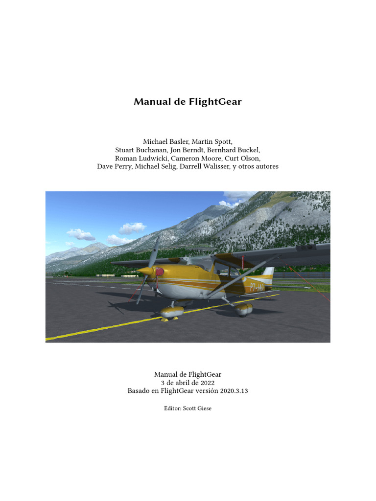 Manual Esp Flightgear 2020.3 | PDF | Mac OS | Ingeniería Informática