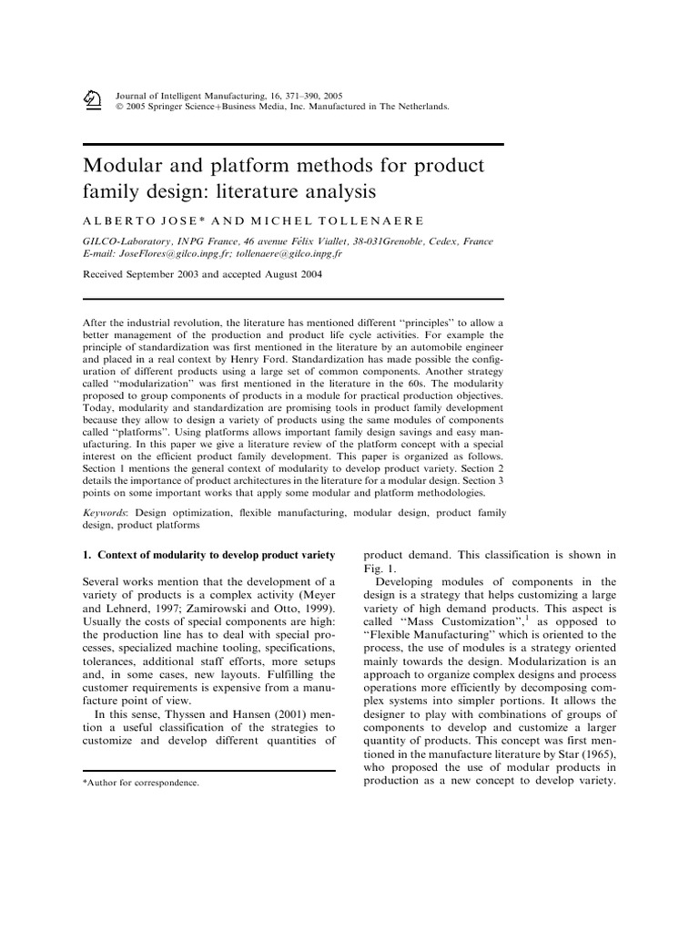 Fulltext 1 | Download Free PDF | Modularity | Systems Science
