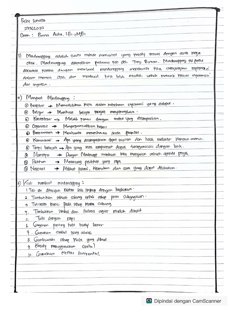 Tugas Modul Mind Mapping | PDF
