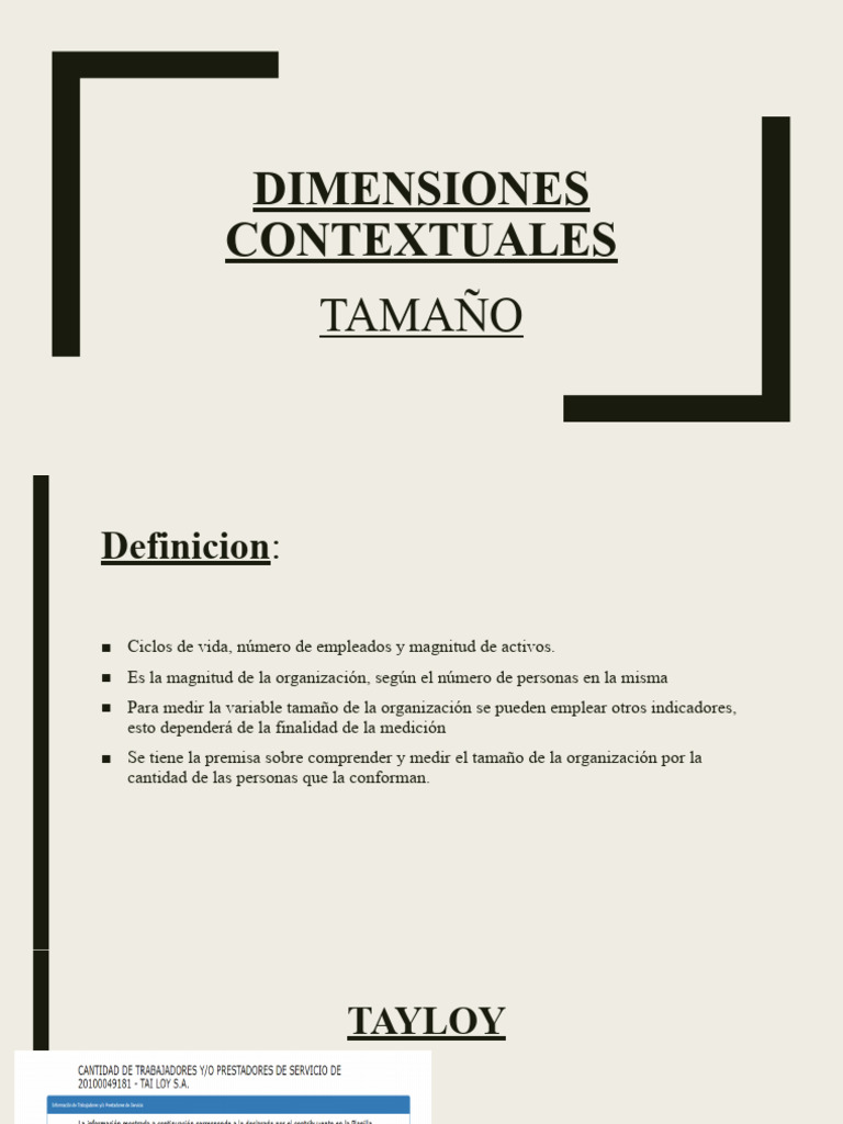 Dimensiones Contextuales | PDF