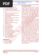 GS9216 Synchronous Buck Converter Datasheet | PDF | Electromagnetism ...