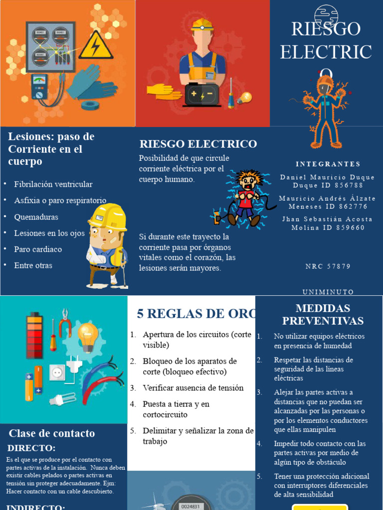 Riesgo Electrico Folleto | Descargar gratis PDF | Ingenieria Eléctrica ...