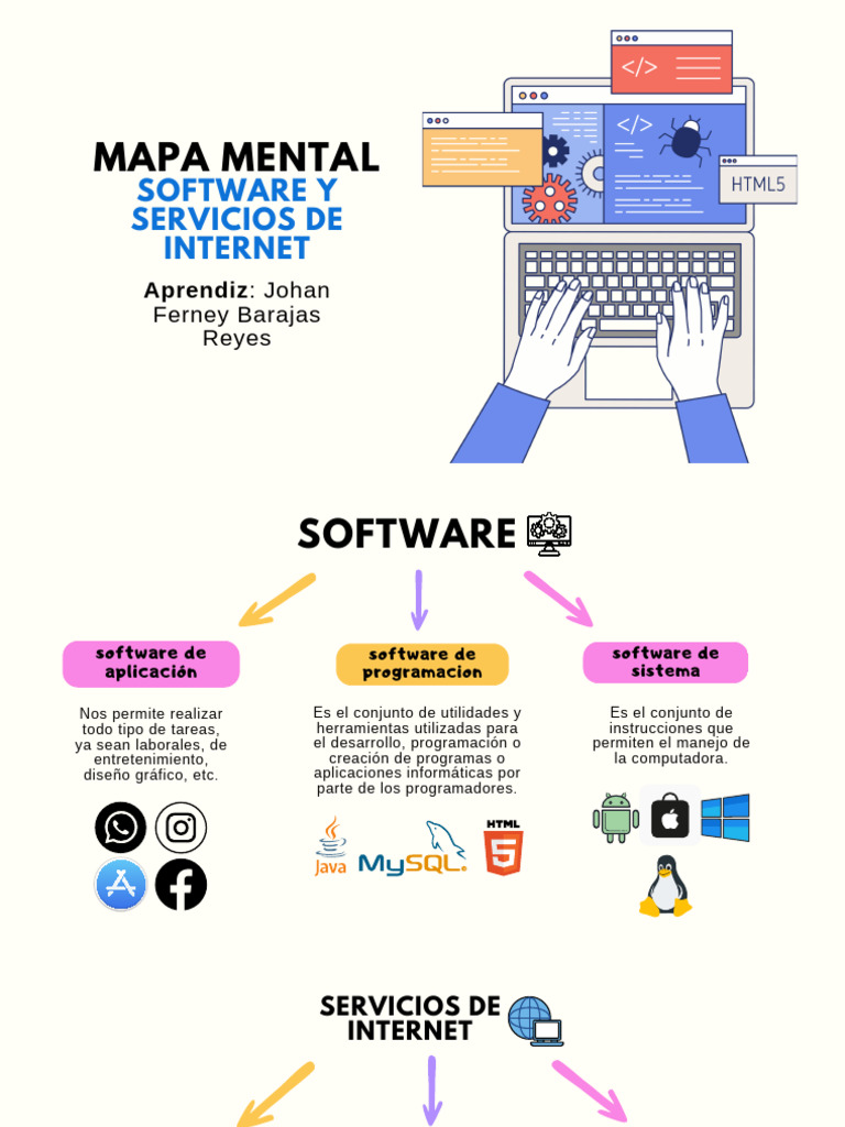 Mapa Mental - Software y Servicios de Internet | PDF