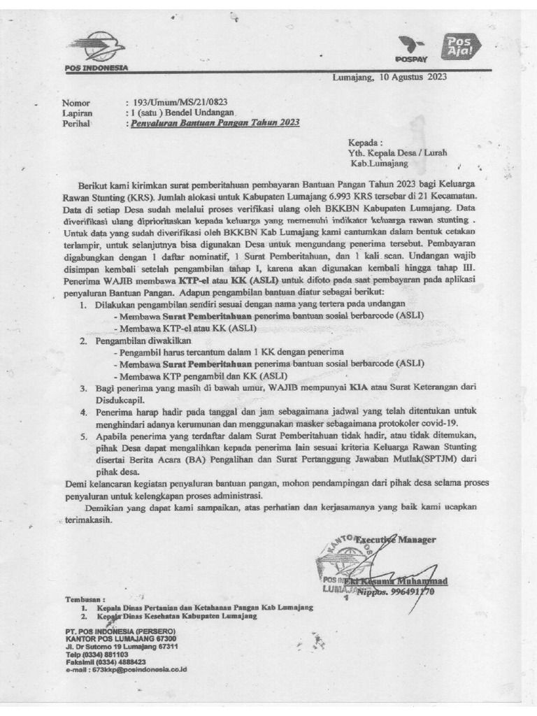 Surat Desa 002 | PDF