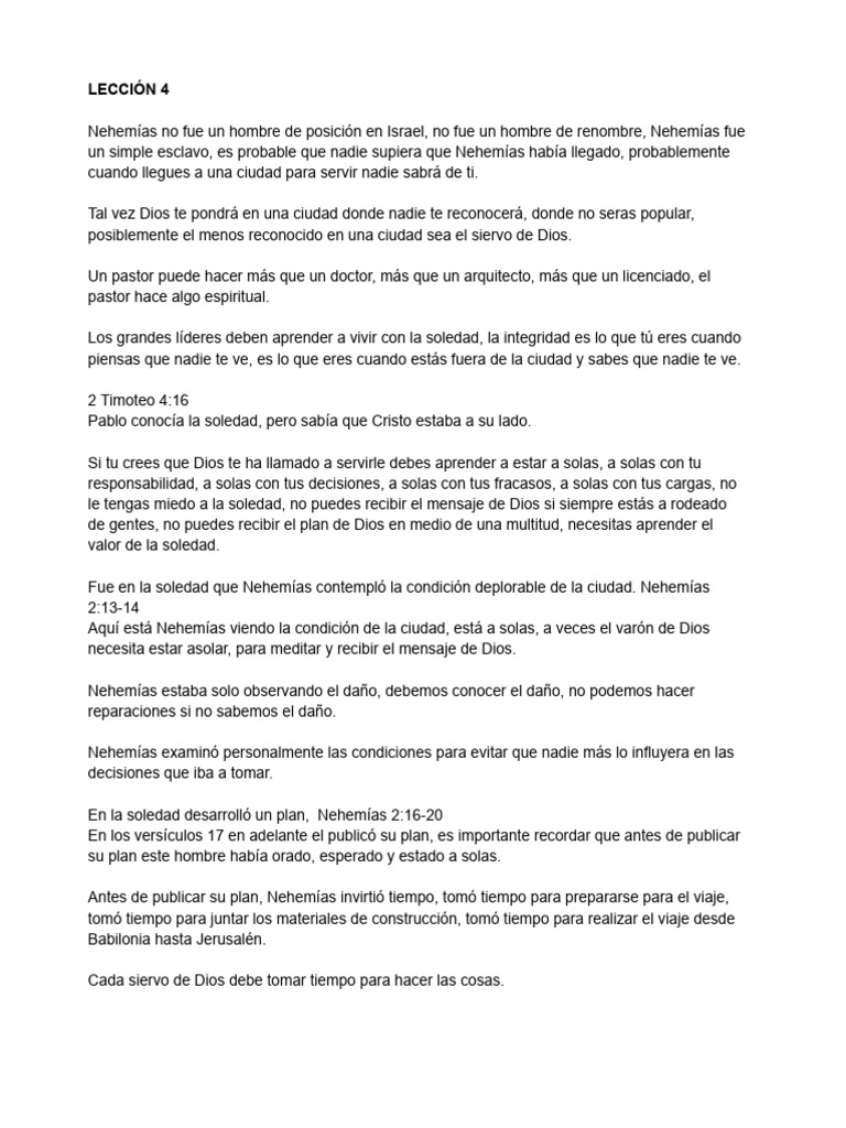 Lección 4 | PDF
