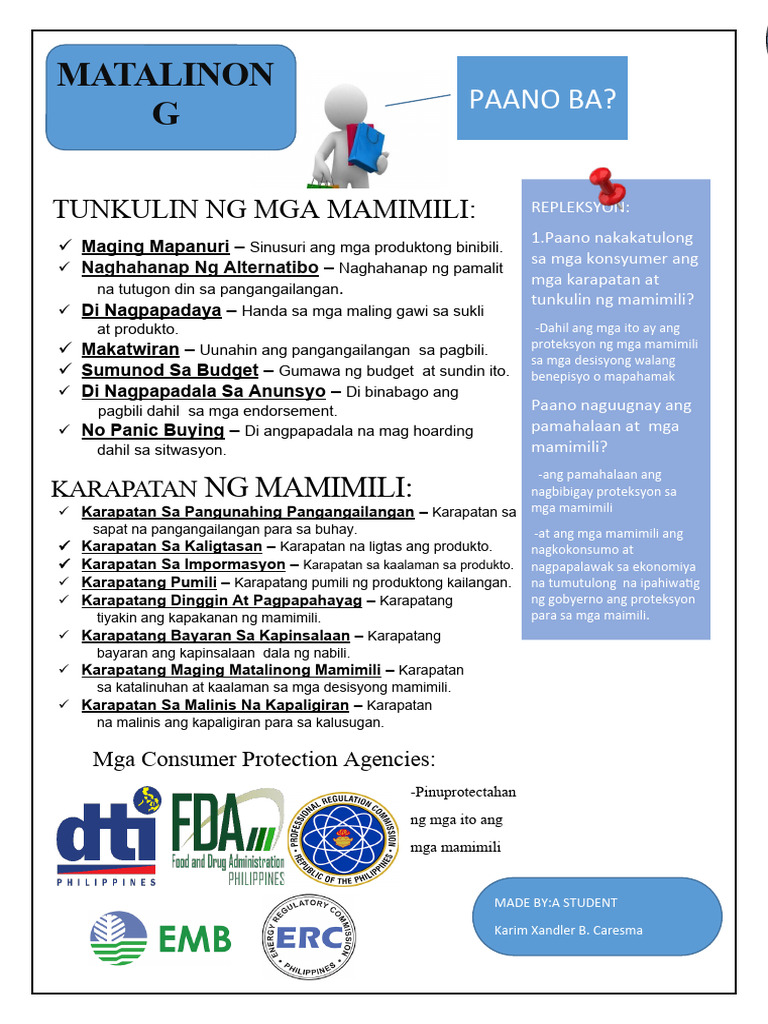 Tunkulin NG Mga Mamimili | PDF