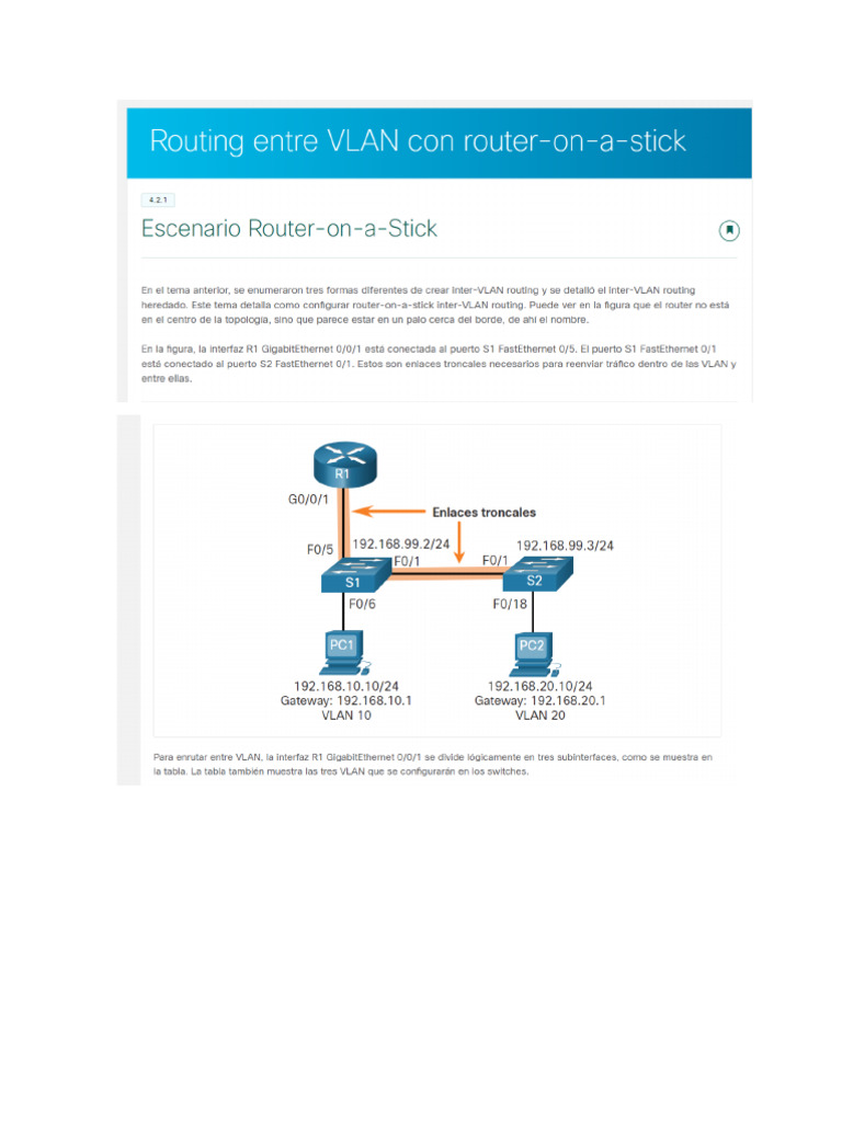 Configuración VLAN y Trunking S1/S2 | PDF | Dirección IP | Ingeniería Informática