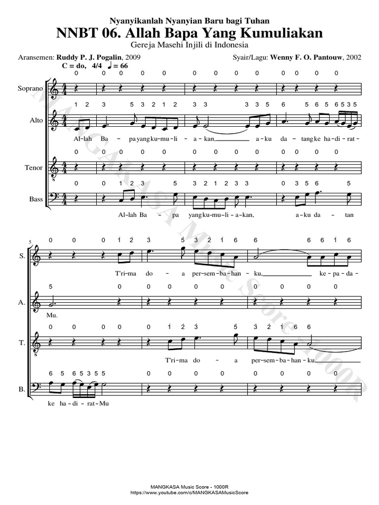 NNBT 06 Allah Bapa Yang Kumuliakan | PDF