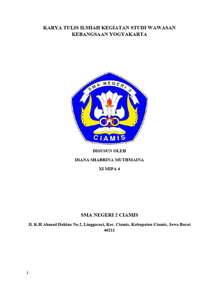 Karya Tulis SWK | PDF