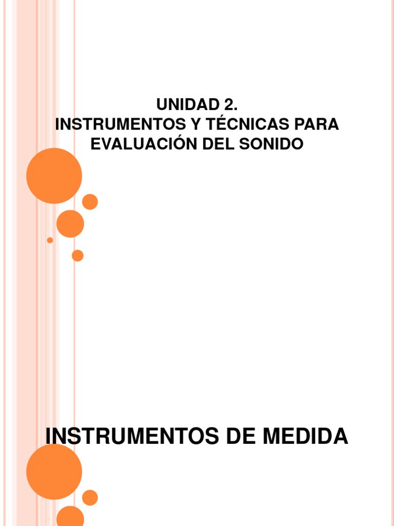 Unidad 2 Ruido | PDF | Sonido | Decibel