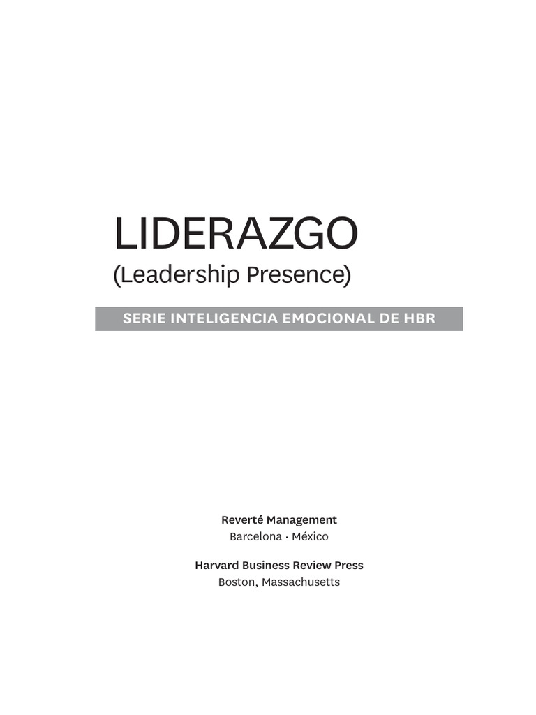 Liderazgo | PDF | Las emociones | Sicología