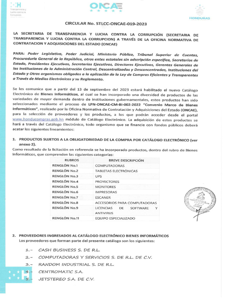 Circular STLCC Oncae 019 2023 | PDF