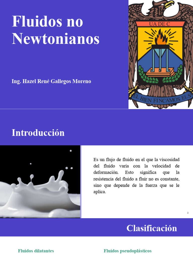 Fluidos No Newtonianos | PDF | Viscosidad | Ingeniero civil