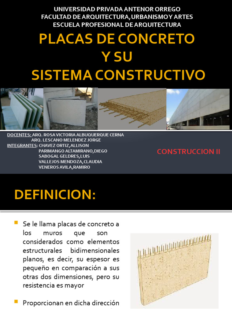 Placas de Concreto 2 | PDF | Hormigón | Ingeniería de Edificación