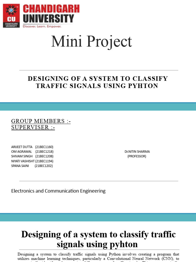 Mini Project Final | PDF | Deep Learning | Traffic