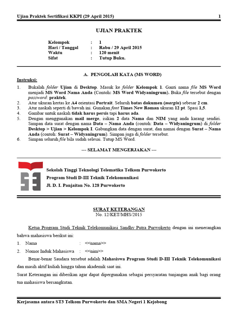 Modul Ujian Kelompok 1 | PDF