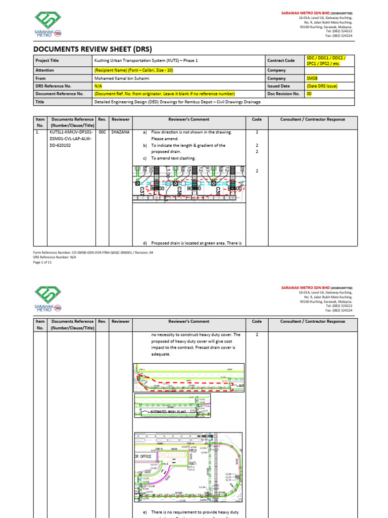 DRS Drainage Depot | Download Free PDF | Sarawak