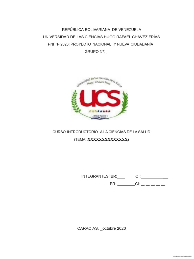 Formato de Portada de Presentacion de Trabajo | PDF