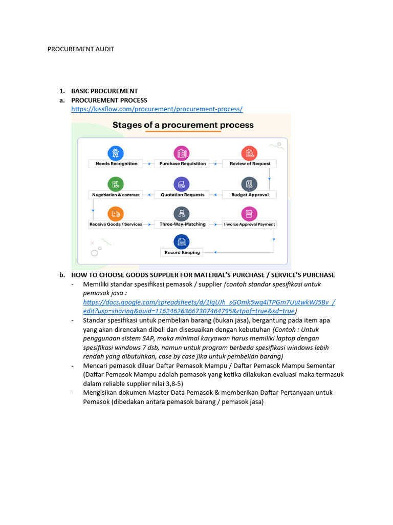Procurement Audit | PDF