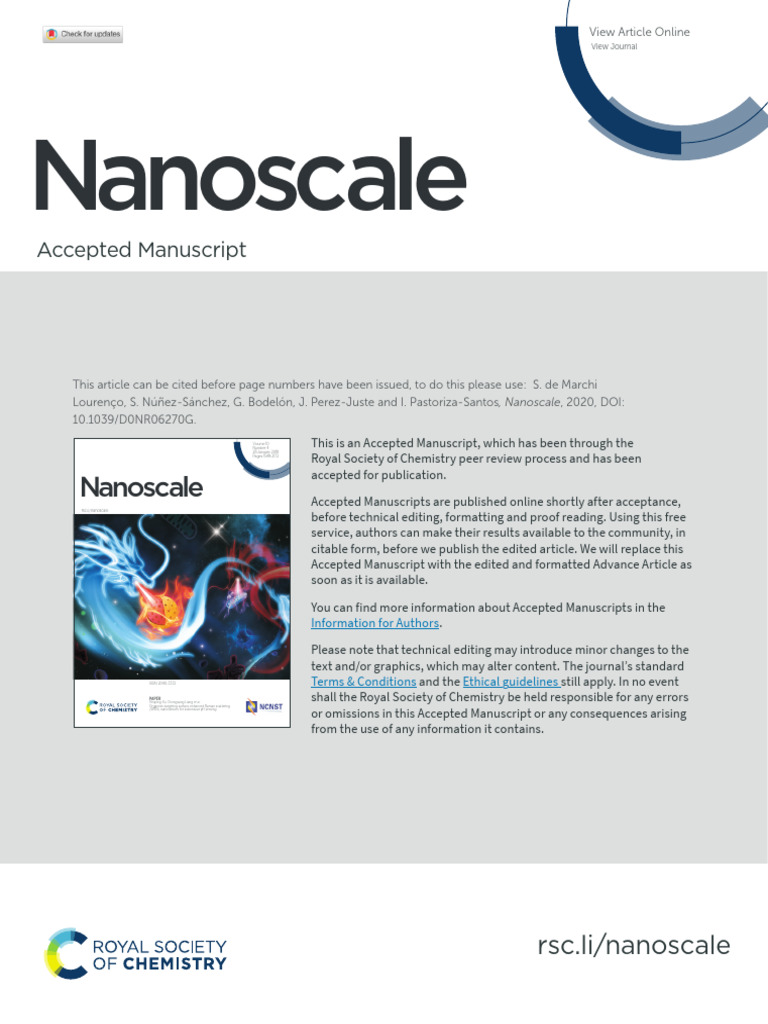 PD Nanoparticles As Plasmonic Material, Synthesis, Optical Properties and Applications | PDF ...