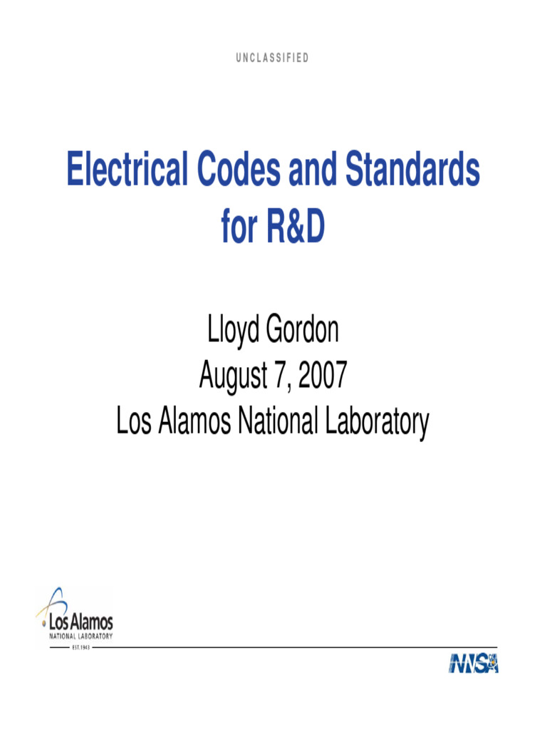 Electrical Codes Standards Gordon | PDF | Electrical Wiring | Electric ...