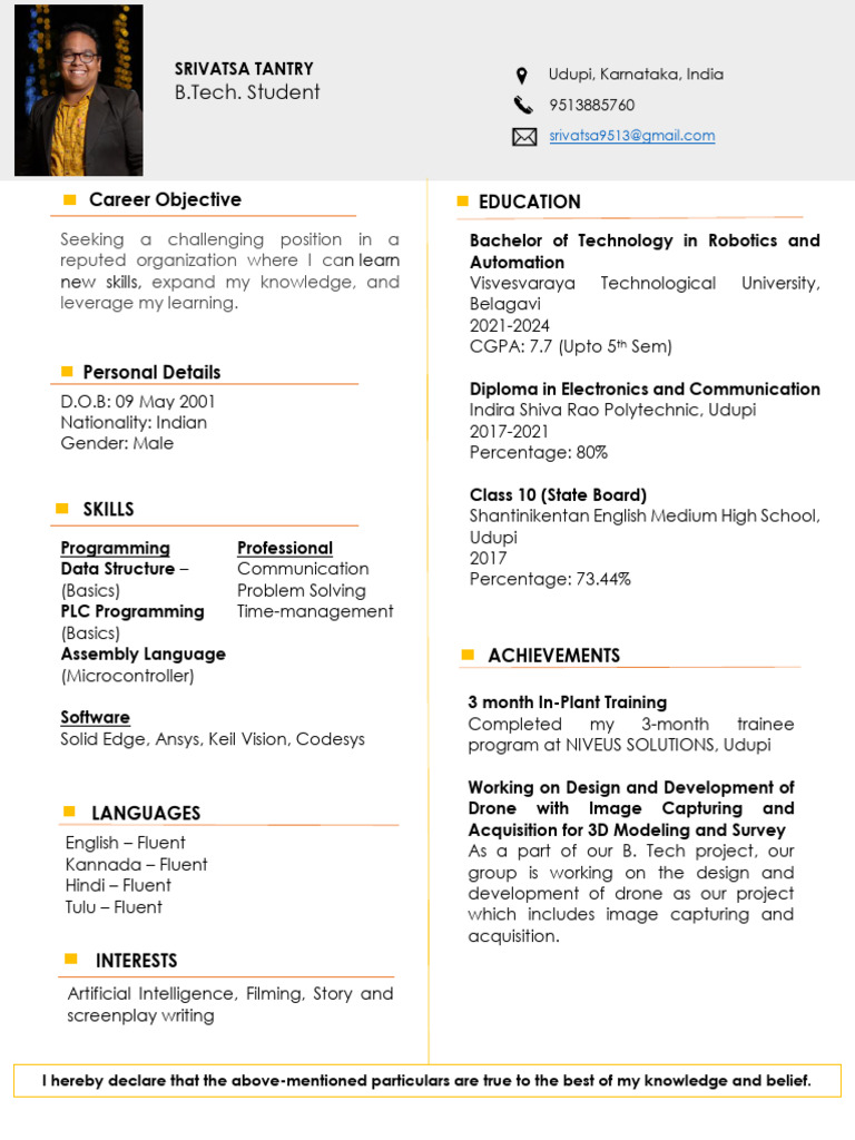 My Resume Final | PDF | Computing | Cognitive Science