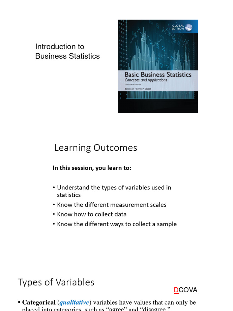 Lecture | PDF | Sampling (Statistics) | Level Of Measurement