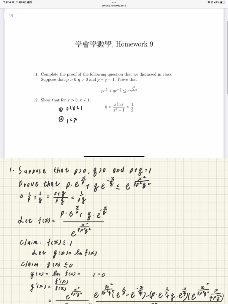 學會學數學hw9 | PDF