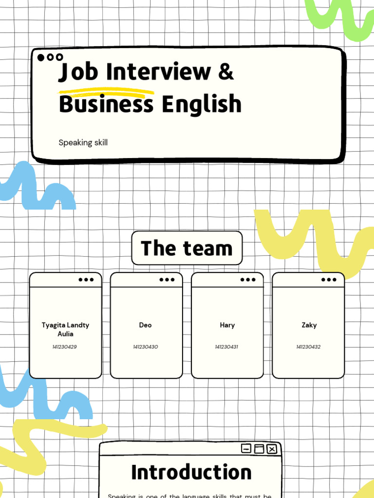 Speaking Skill | PDF | Job Interview | Communication