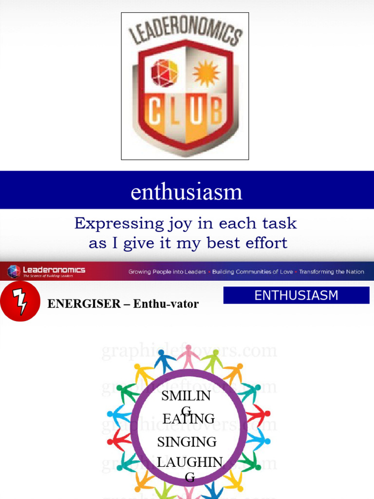 Y1L1 - Enthusiasm | PDF