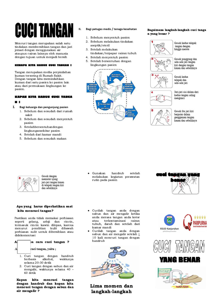Leaflet Cuci Tangan | PDF