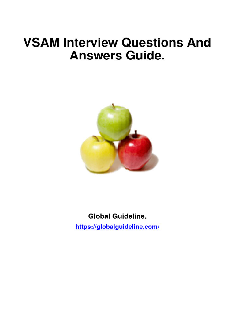 VSAM Interview Questions and Answers 214 | PDF | Information Technology | System Software