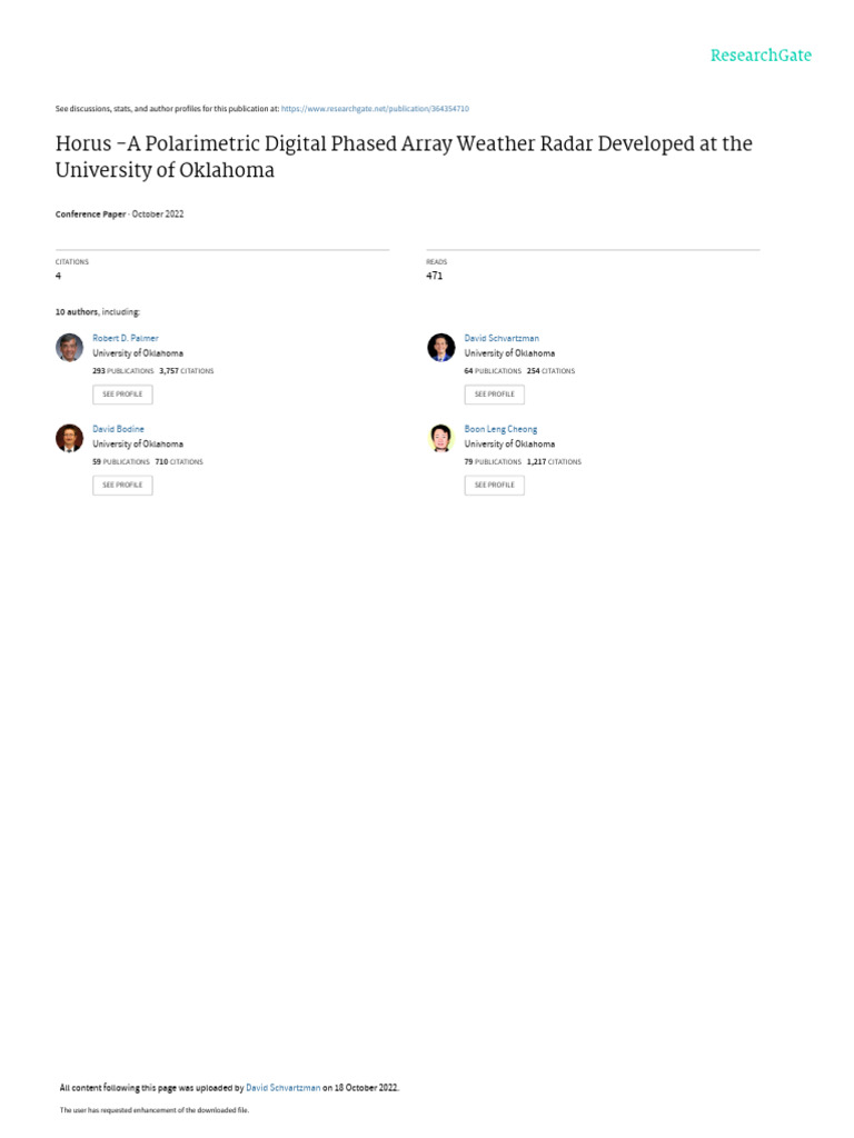 Horus Plenary Palmer IEEE PAST 2022 | PDF | Radar | Antenna (Radio)