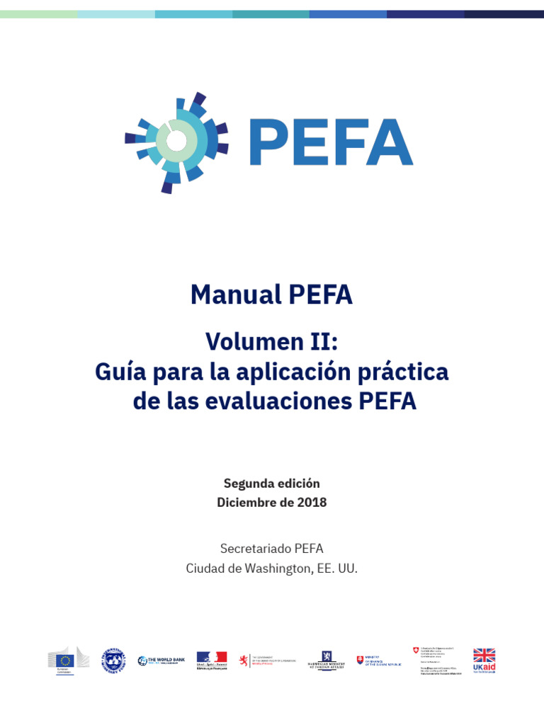 Manual PEFA Guía para La Aplicación Práctica | PDF | Presupuesto ...