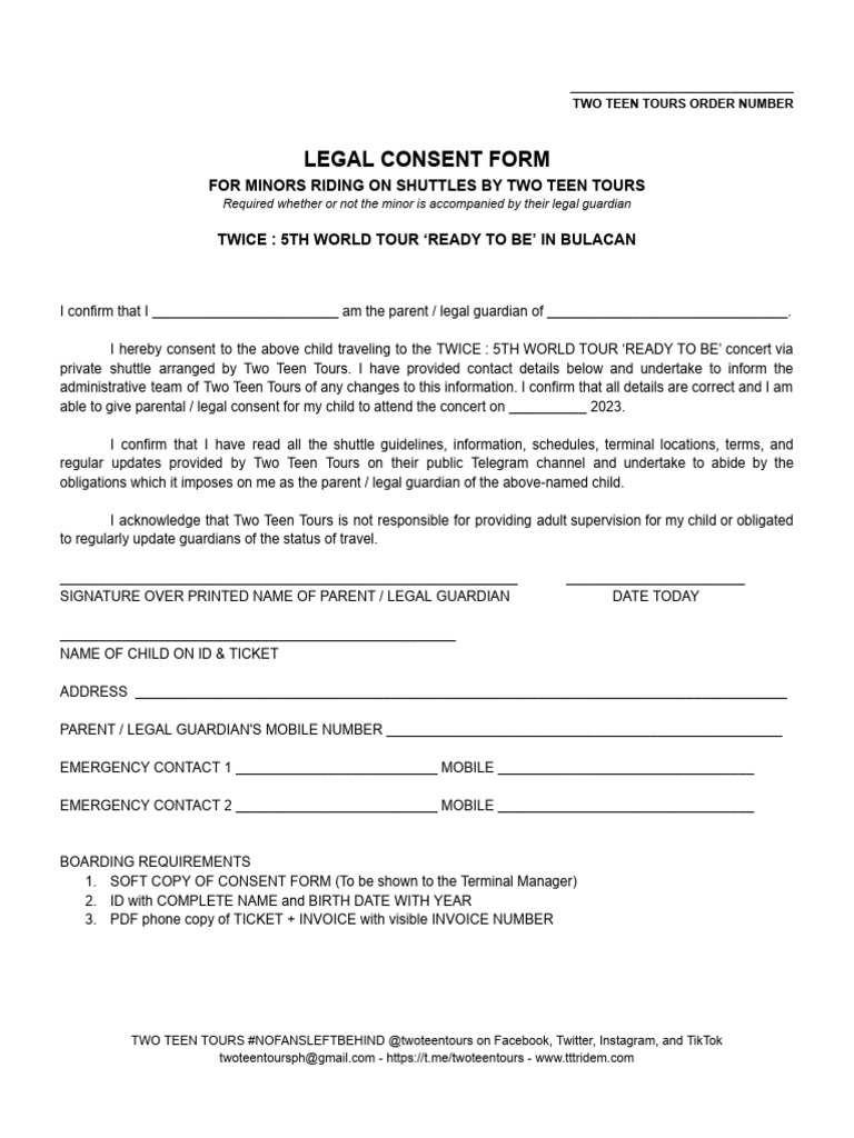 Justlikettt Legal Consent Form | PDF