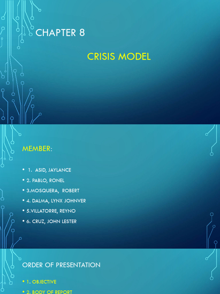 Chapter 8 Crisis Model 2 | PDF | Crisis Management | Hostage