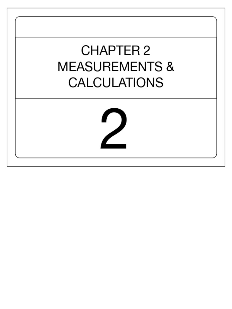 1305 Notes CH02 | PDF | Significant Figures | Measurement