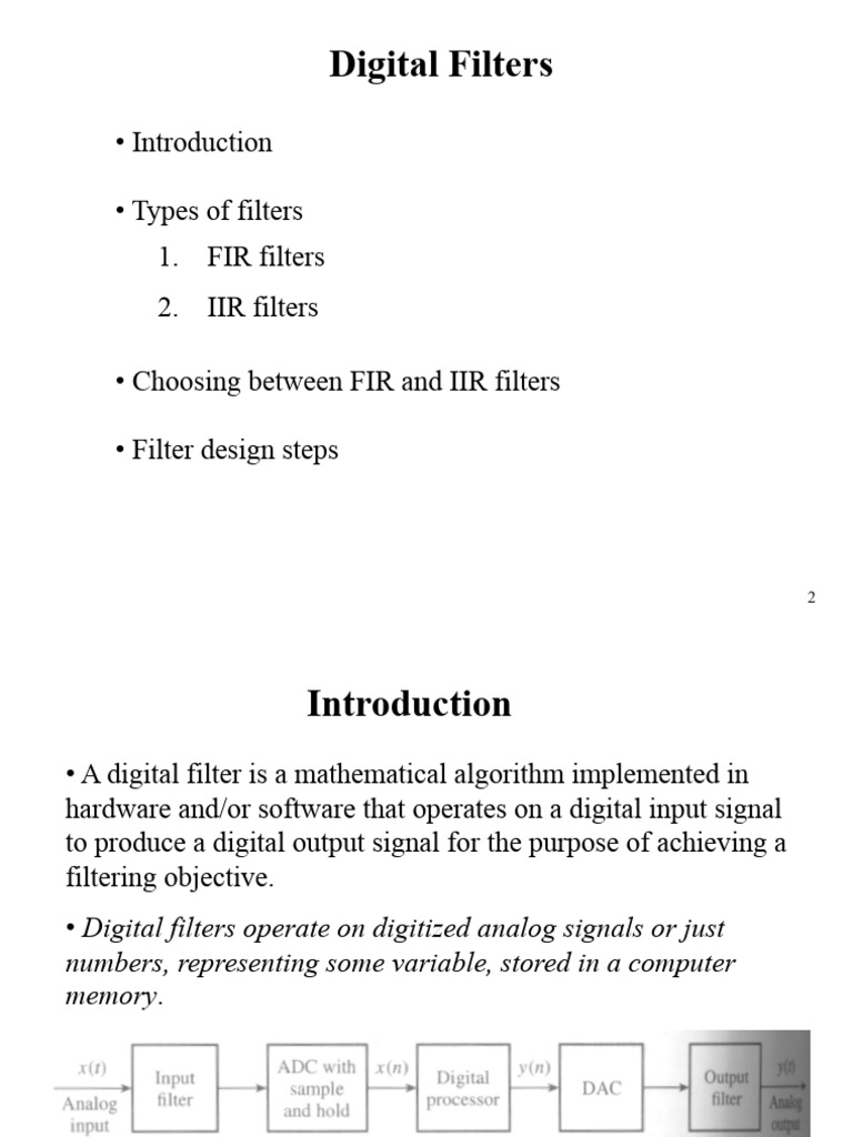 FIR - and - IIR Filter - Design1 | PDF | Filter (Signal Processing) | Computer Science