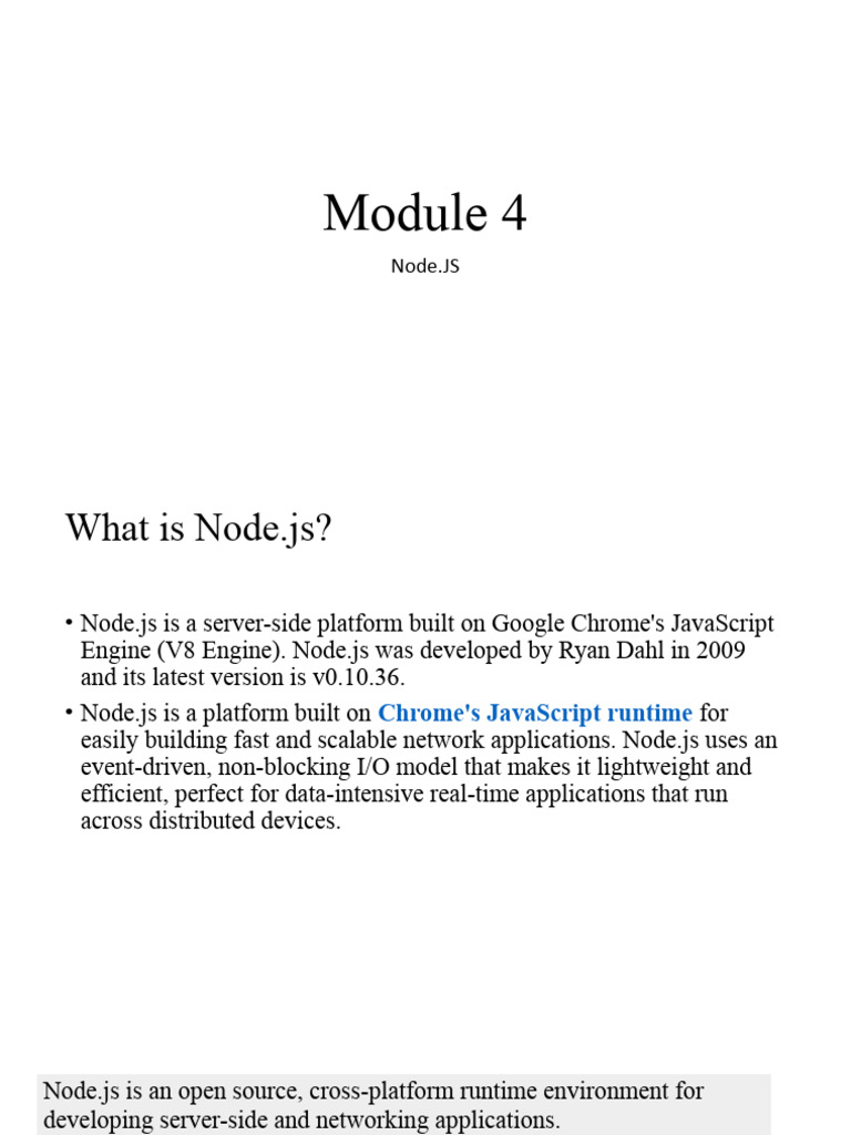 Nodejs | PDF | World Wide Web | Internet & Web