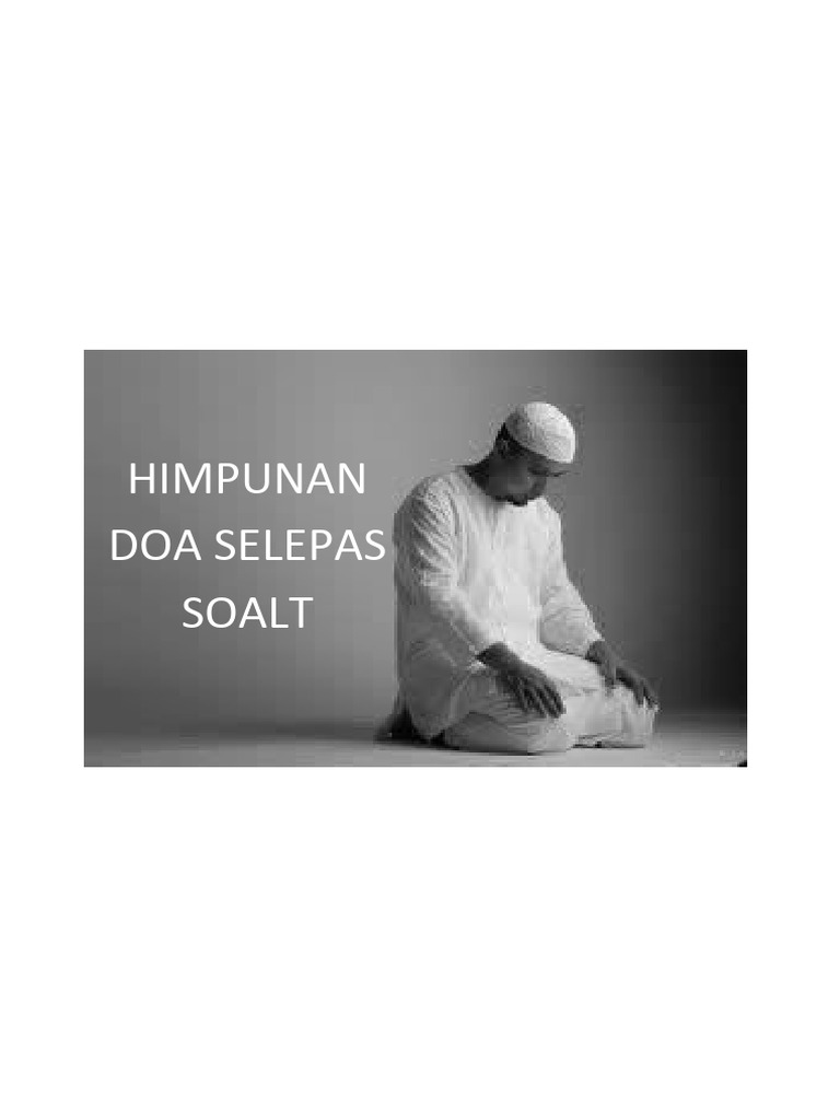 Himpunan Doa Selepas Solat | PDF | Hukum | Agama & Spiritualitas
