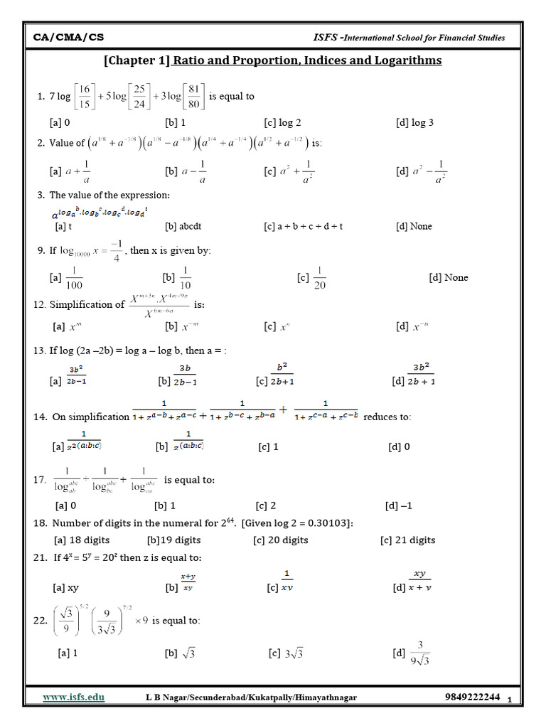 CA-FDN (QA) Scanner | PDF | Arithmetic | Elementary Mathematics
