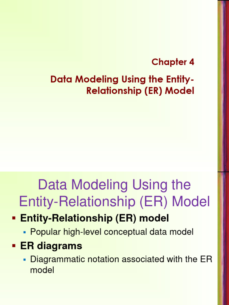 4-ERD Data Model | PDF | Data Model | Data Management 4-ERD Data Model | PDF | Data Model | Data Management