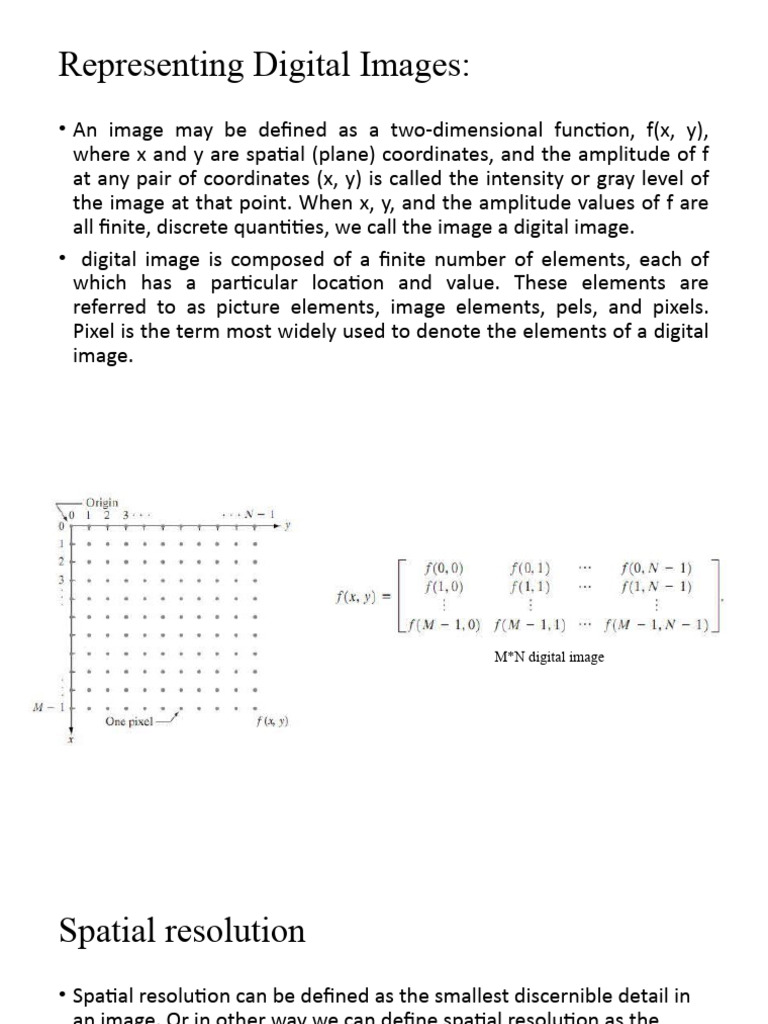 Chapter 1 DIP | PDF | Image Resolution | Zoom Lens
