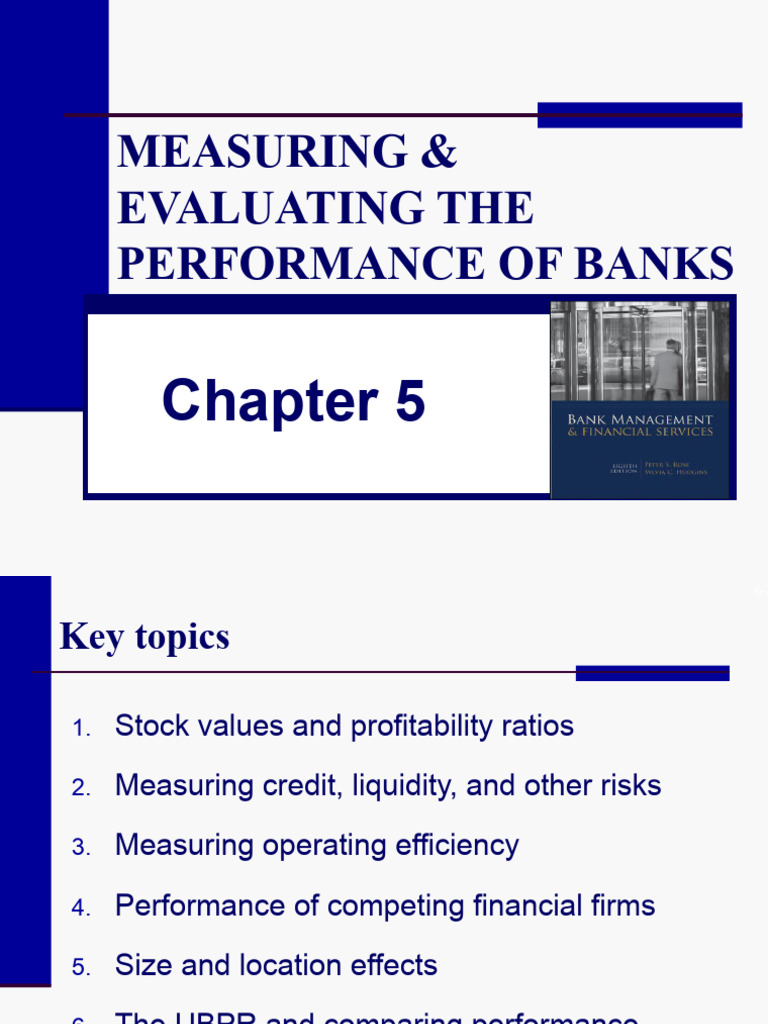CHAP 5 Measuring and Evaluating The Performance of Banks | PDF ...
