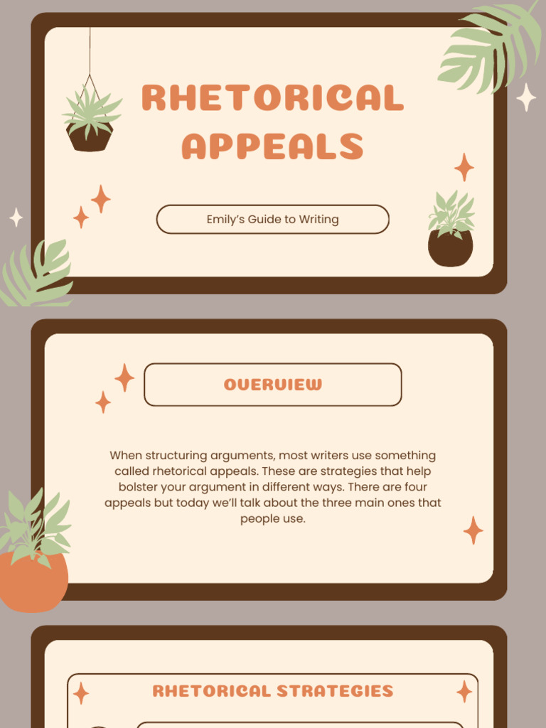Rhetorical Appeals Presentation | PDF | Social Science | Science ...
